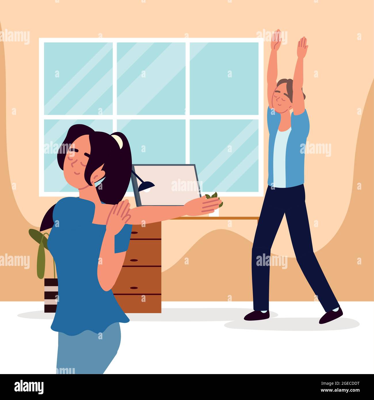 people active breaks Stock Vector Image & Art - Alamy