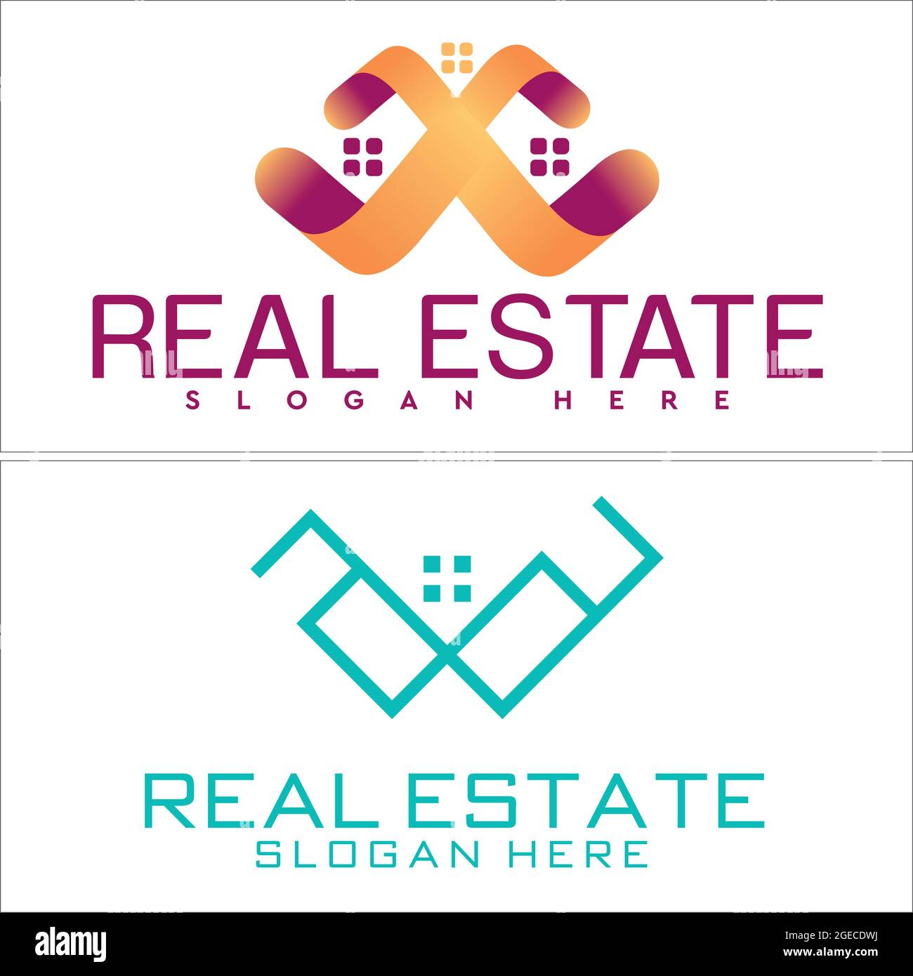 Icon symbol initial home an window combination luxury logo design real ...