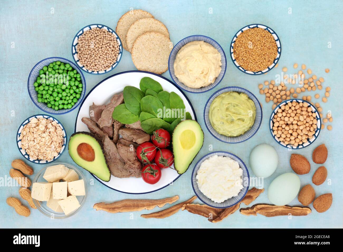 Healthy nutrition for bipolar disorder mania. Health food concept high ...
