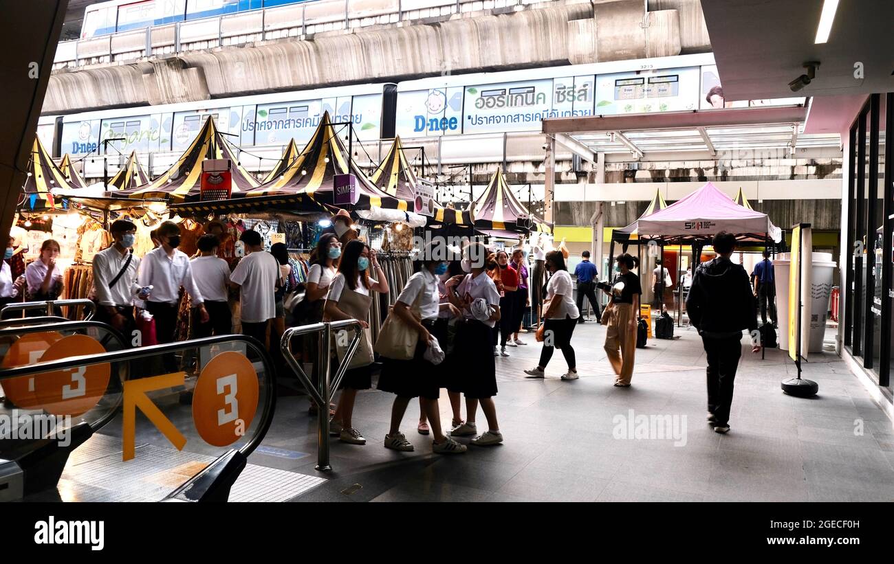 Siam Square Shopping Area and Entertainment Area Rama 1 Road Bangkok ...