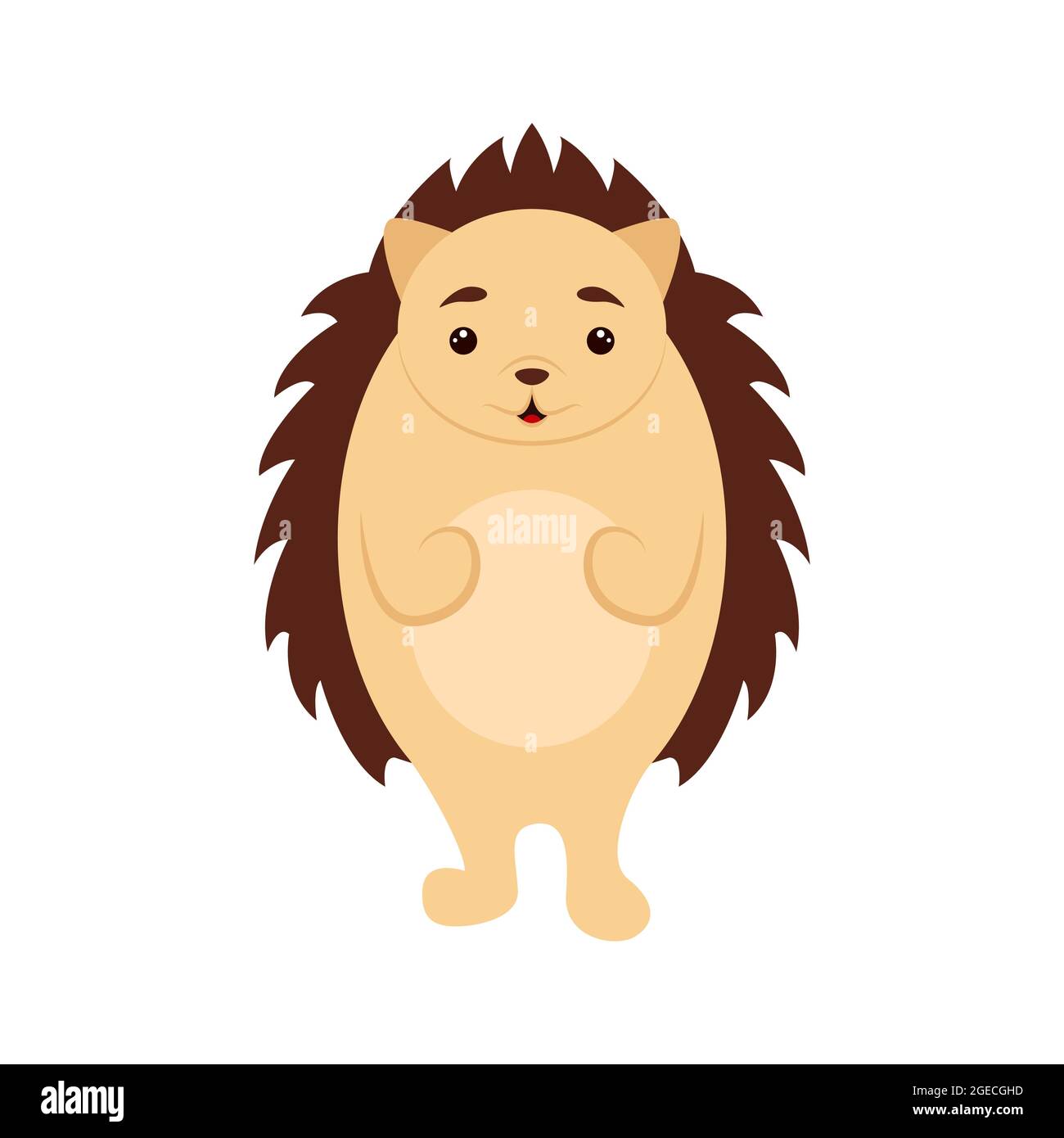 Cute hedgehog. Design element for textile, poster, banner, flyer ...