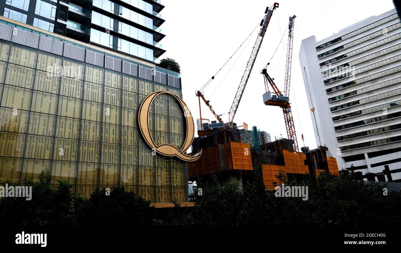 Nana Area Sukhumvit Road Q Condo Building Construction Bangkok Thailand ...