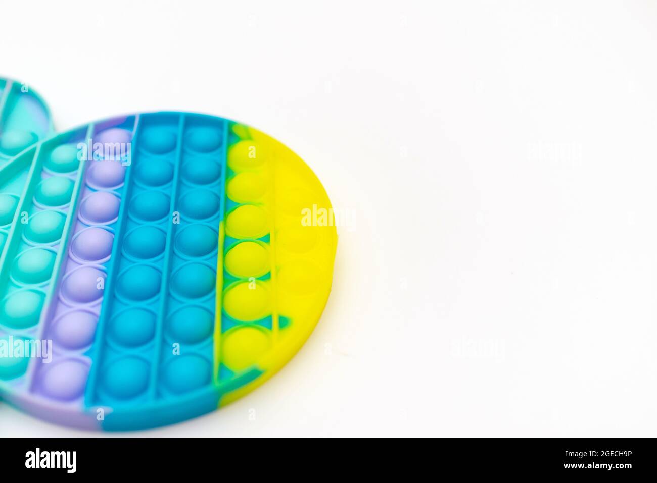 Pastel Color sensory pop it antistress toy for children. rainbow ...