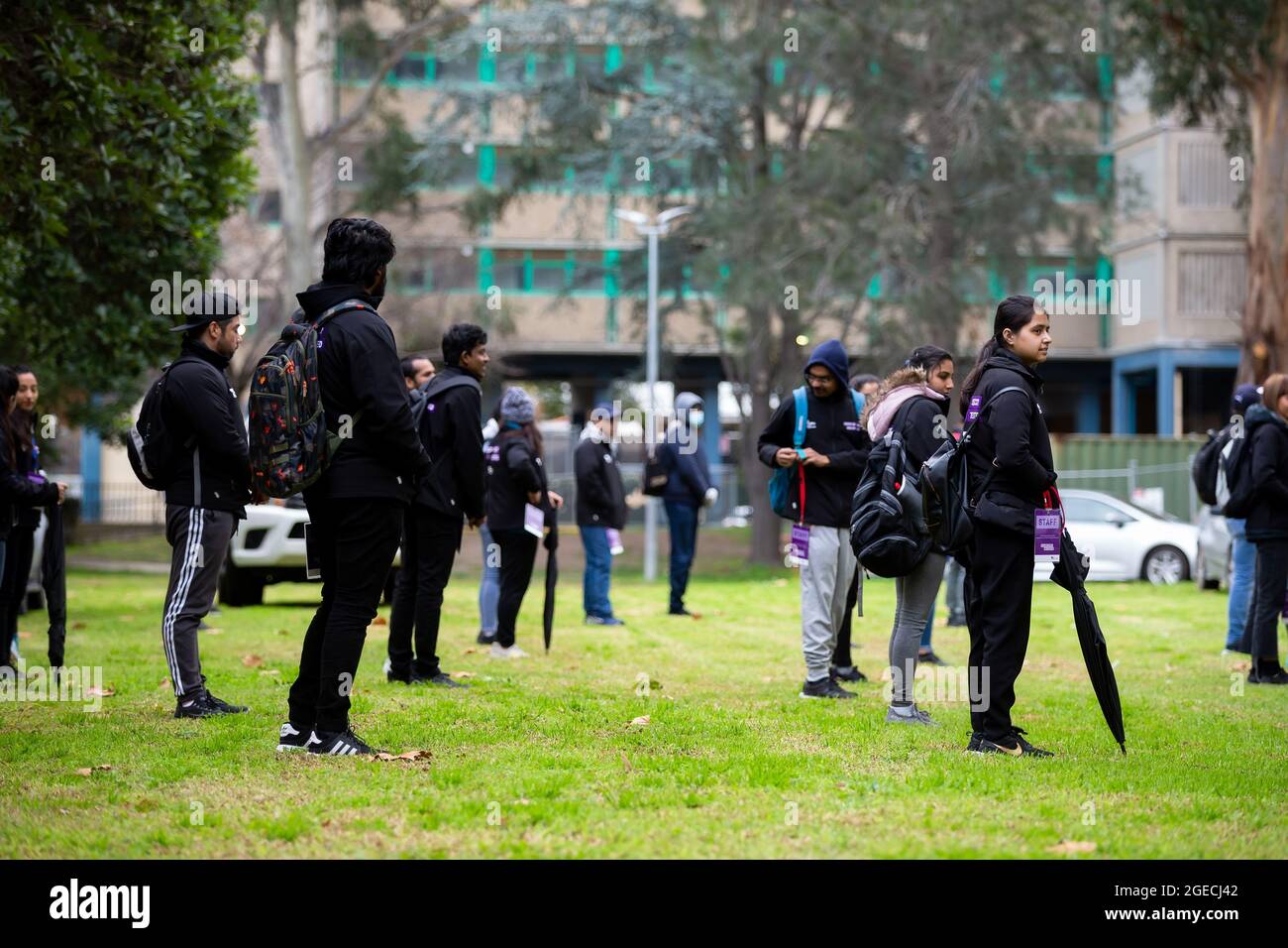 Melbourne, Australia, 5 July, 2020. Hundreds of government workers ...