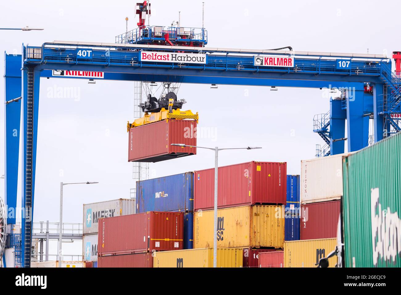 Northern ireland protocol lorry hi-res stock photography and images - Alamy
