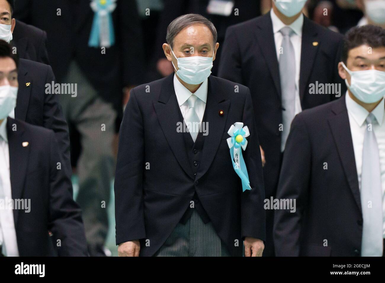 Yoshihide Suga, August 15, 2021 - Japanese Prime Minister Yoshihide ...