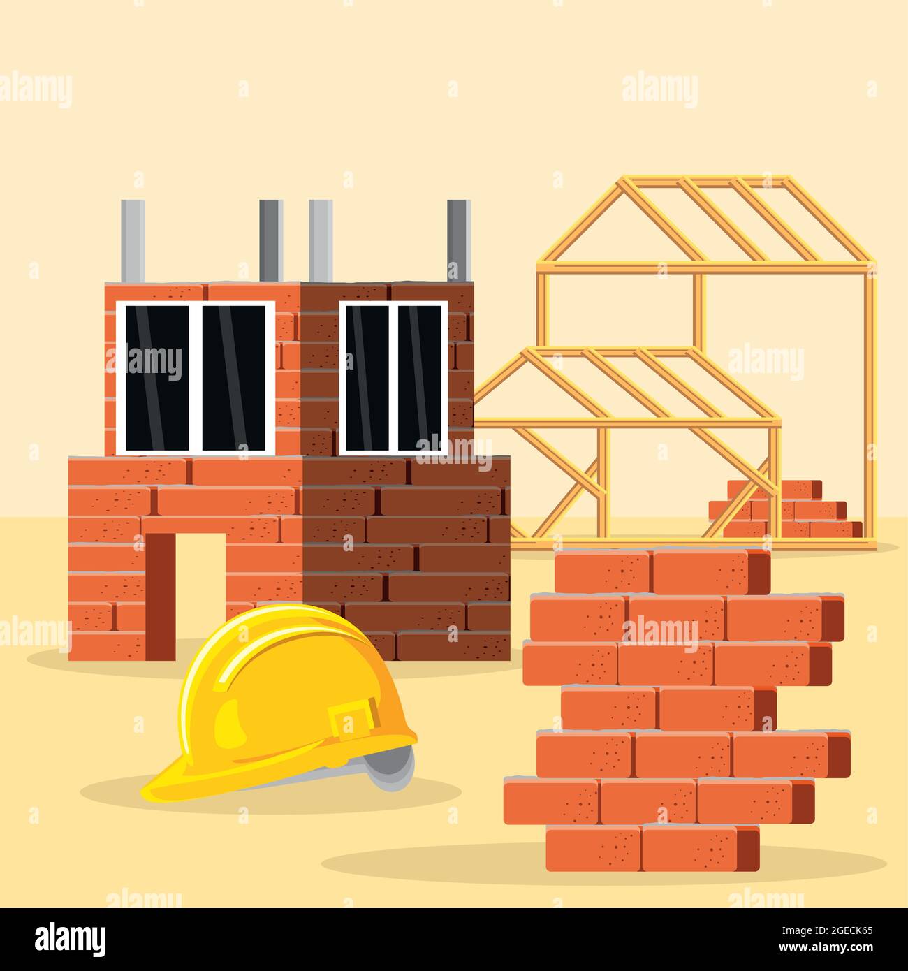 house construction structure Stock Vector Image & Art - Alamy