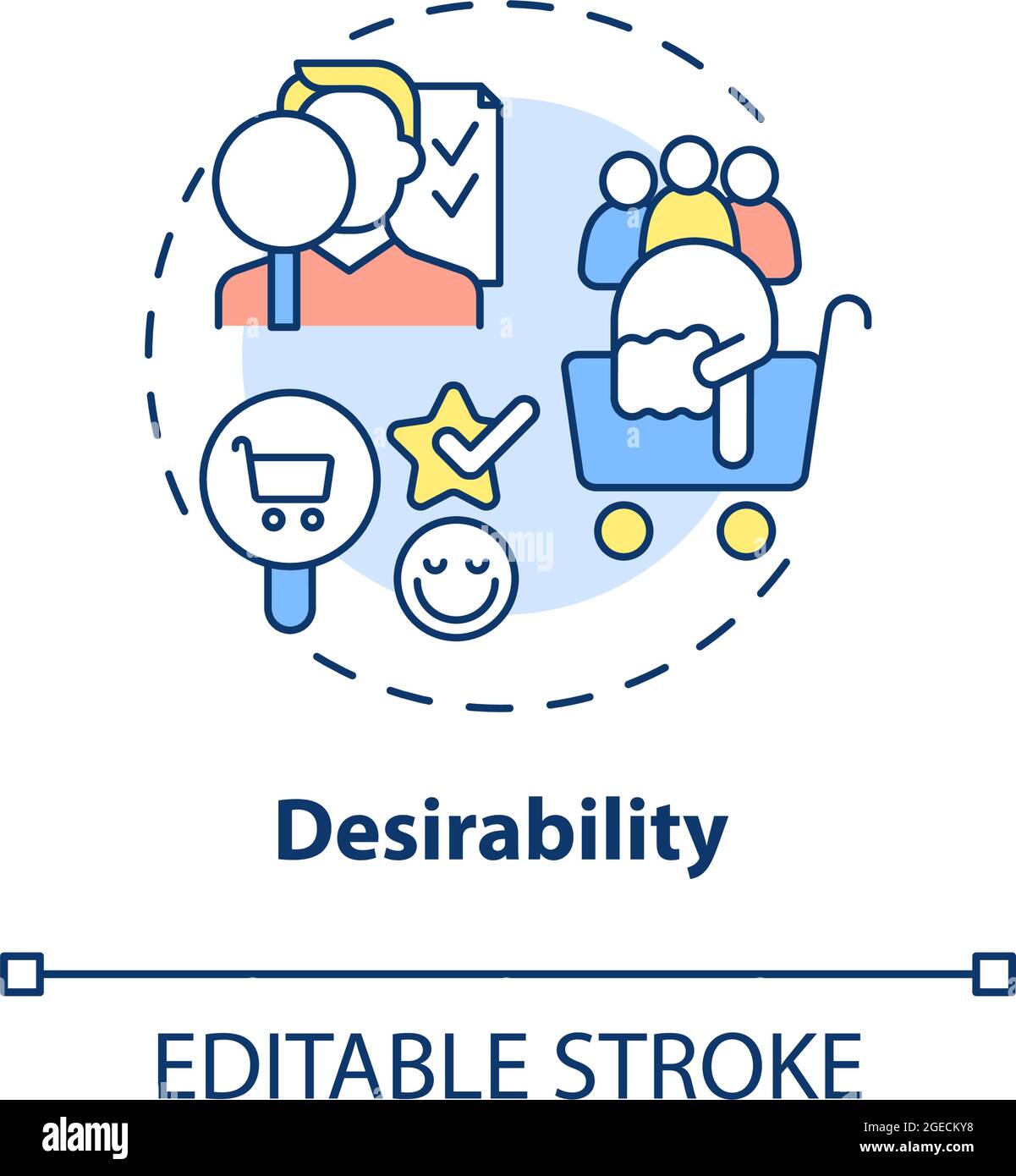 Product desirability concept icon Stock Vector Image & Art - Alamy