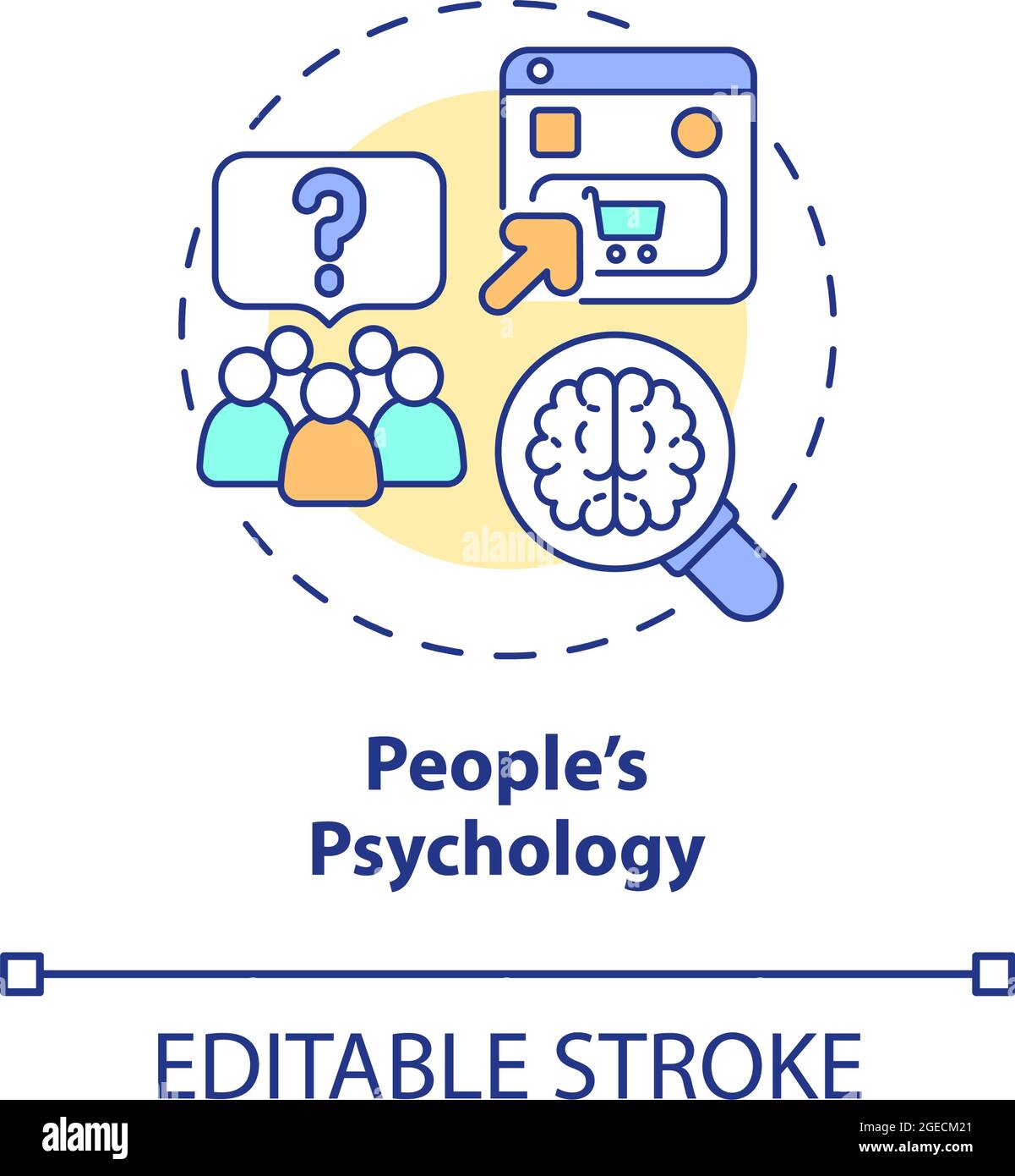 People psychology concept icon Stock Vector Image & Art - Alamy