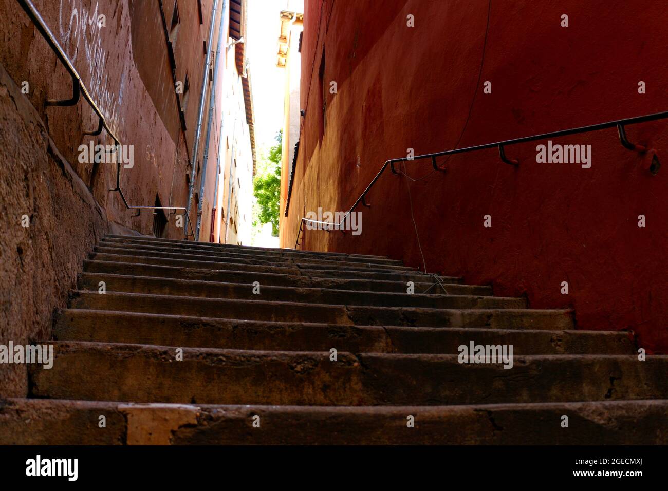 Lyon street step hi-res stock photography and images - Alamy