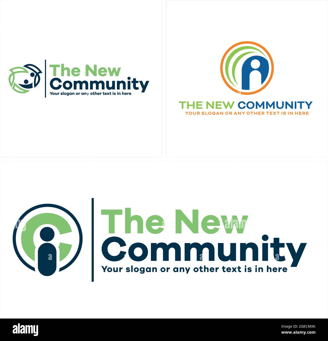 Community Non Profit company consulting website initial symbol modern ...