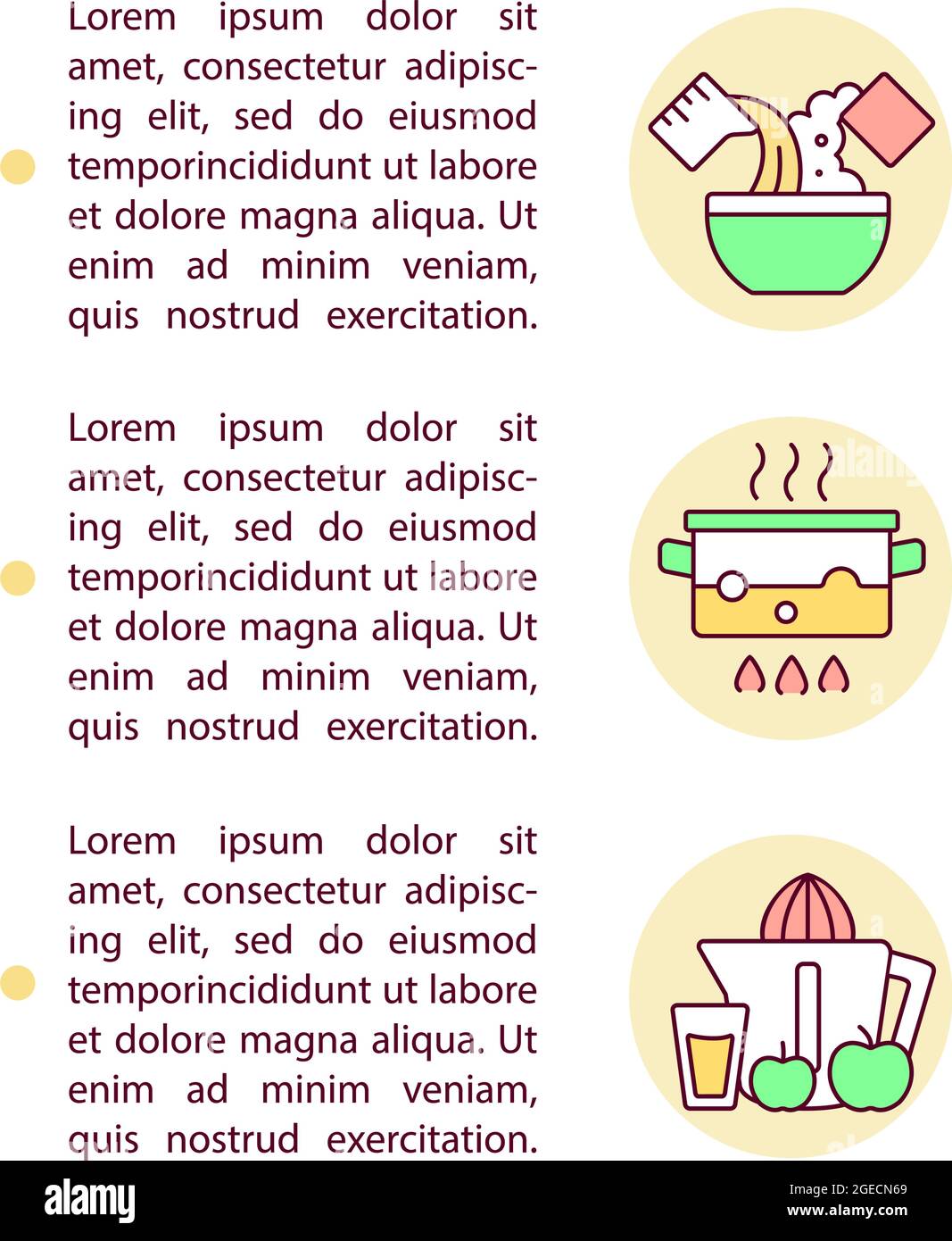 Recipe printing Cut Out Stock Images & Pictures - Alamy