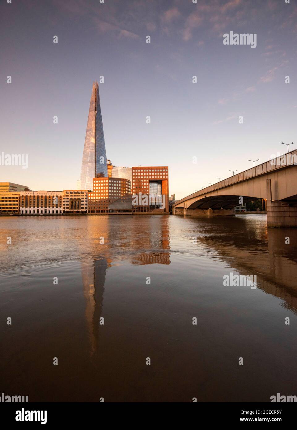 Warm morning light on the Shard in London, England UK Stock Photo - Alamy