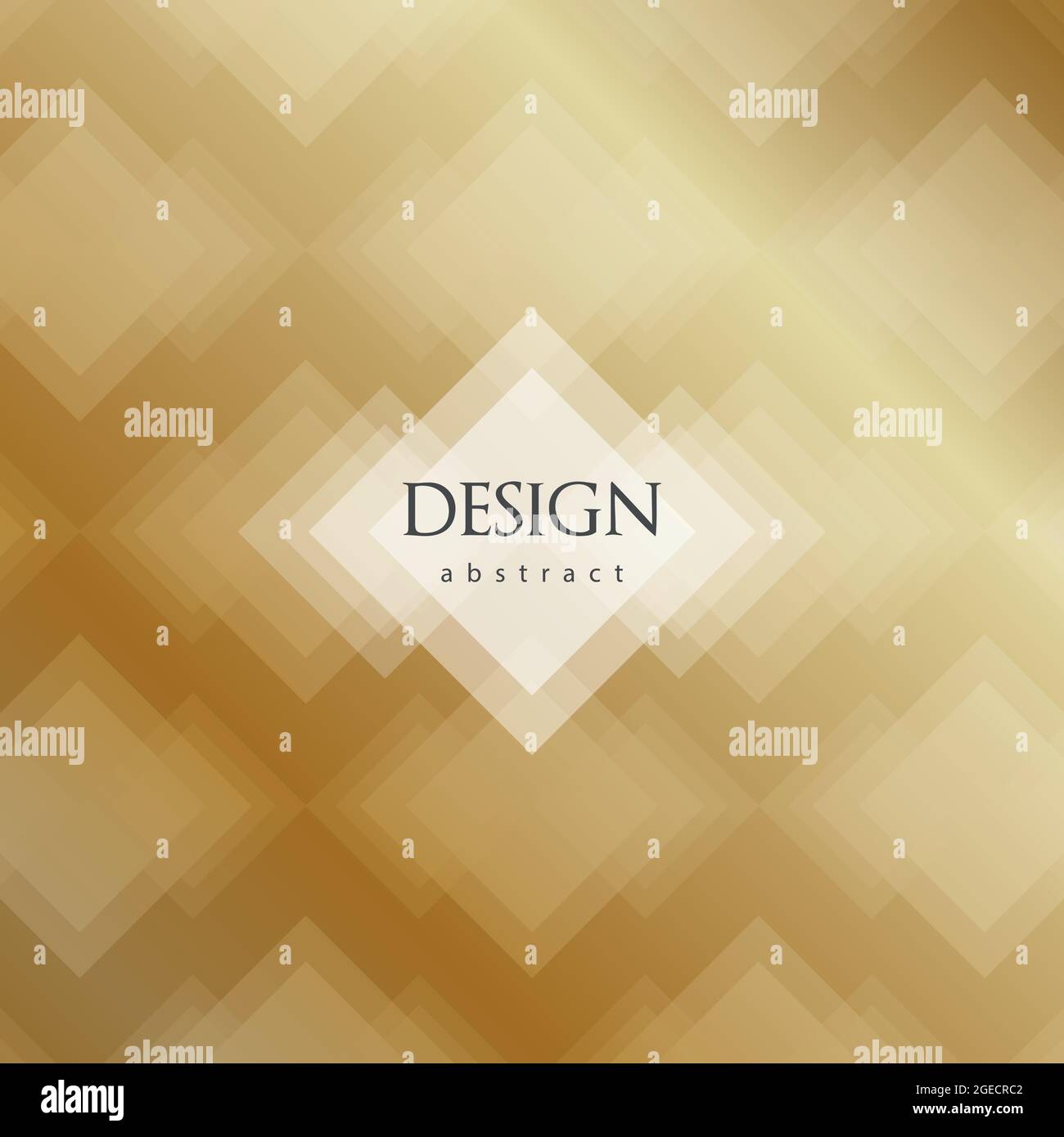 Transparent golden rhombus abstract background. Vector illustration ...