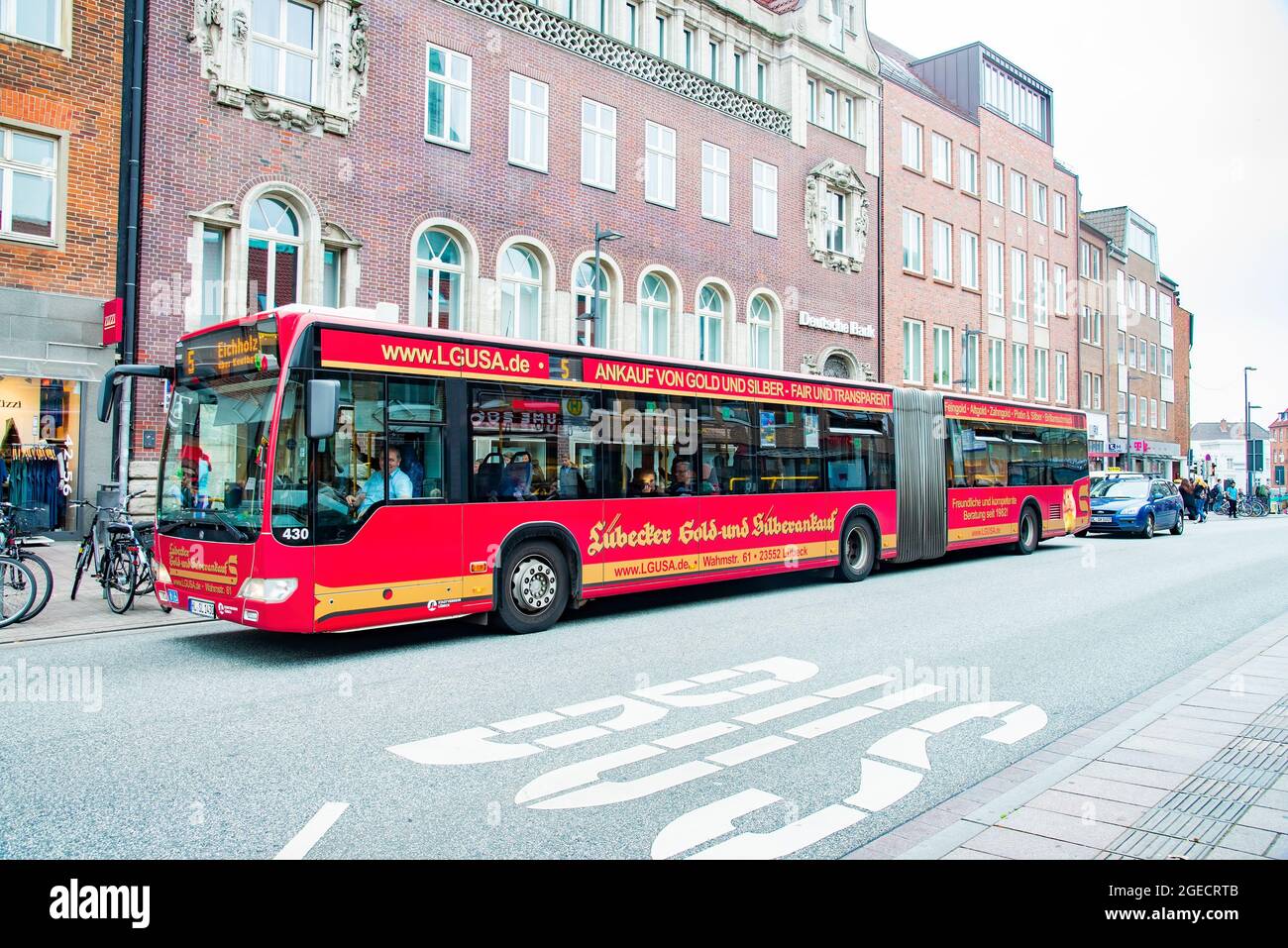 Bus on bricks hi-res stock photography and images - Alamy