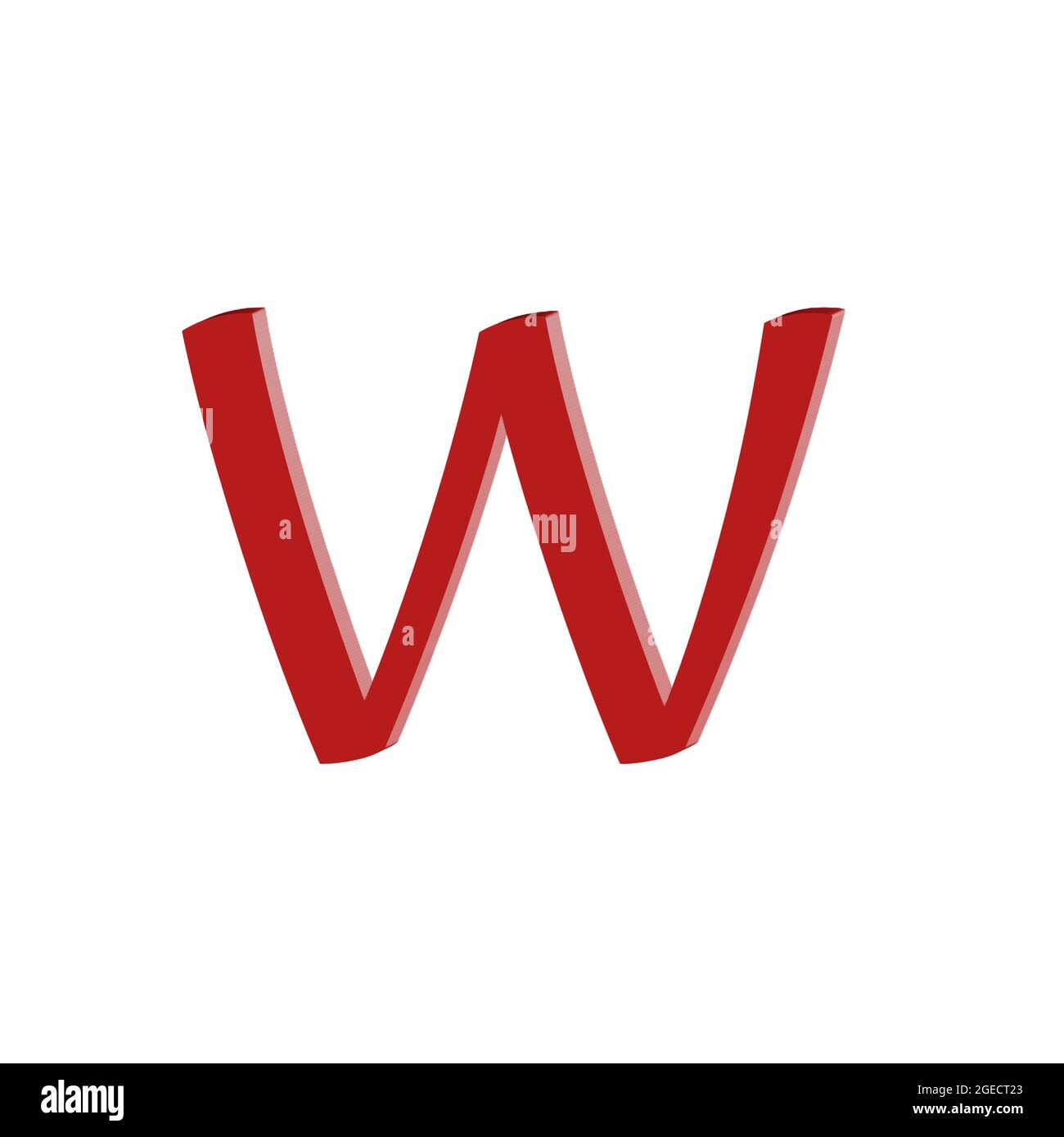 W typography font letter type hi-res stock photography and images - Alamy