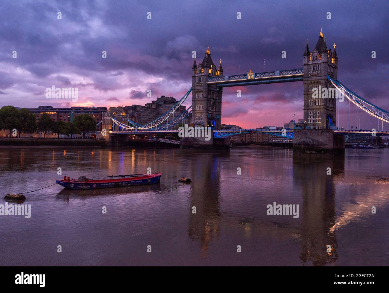 Sunrise at Tower Bridge in London, England UK Stock Photo - Alamy
