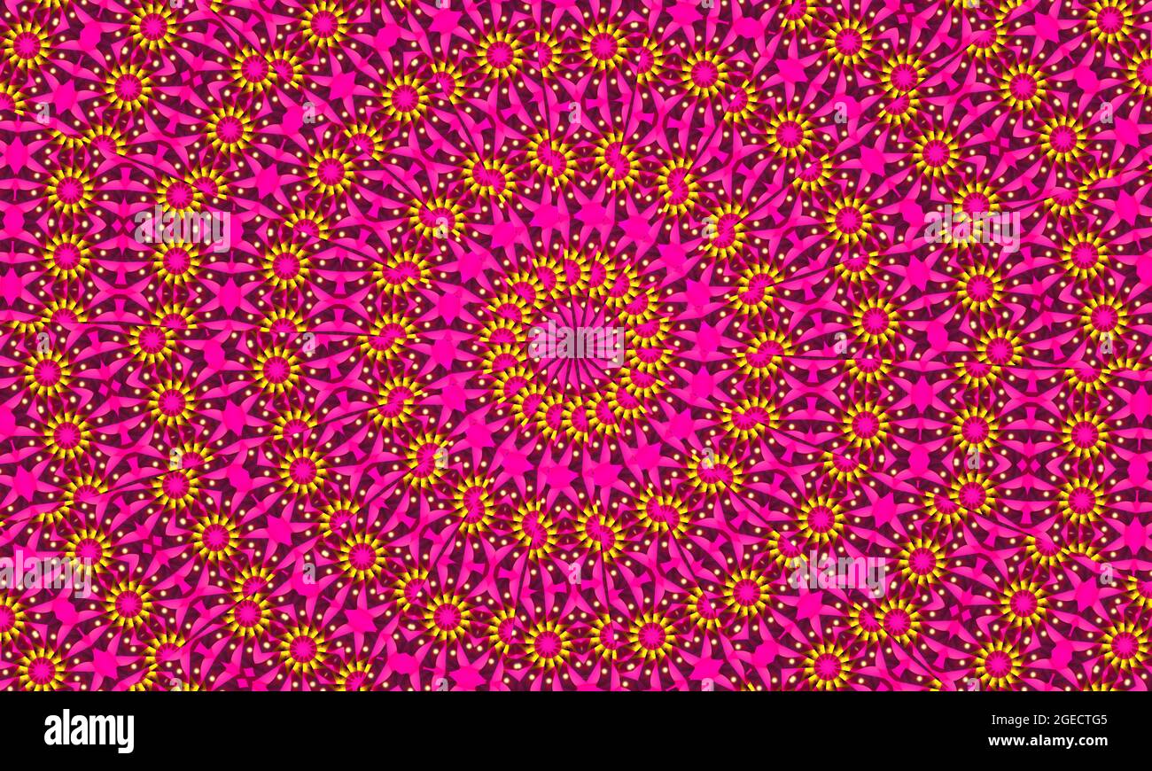 Ethnic pink seamless pattern. Boho abstract textile print. Romantic ...