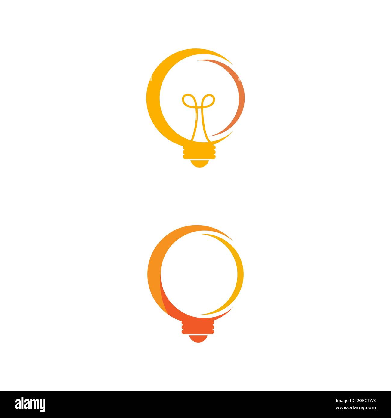 light bulb symbol vector design illustration Stock Photo - Alamy