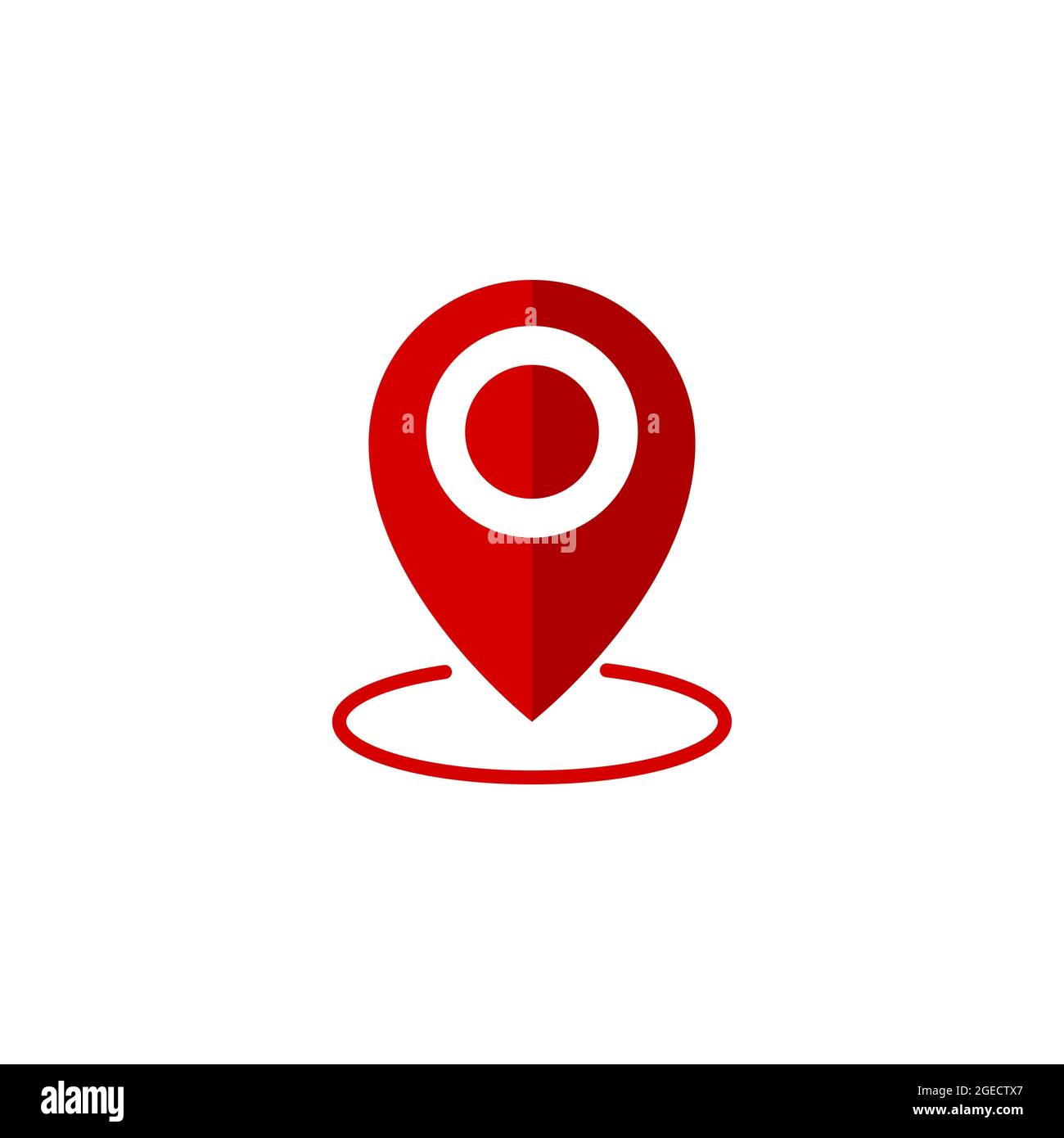 Location point icon vector illustration design Stock Photo - Alamy