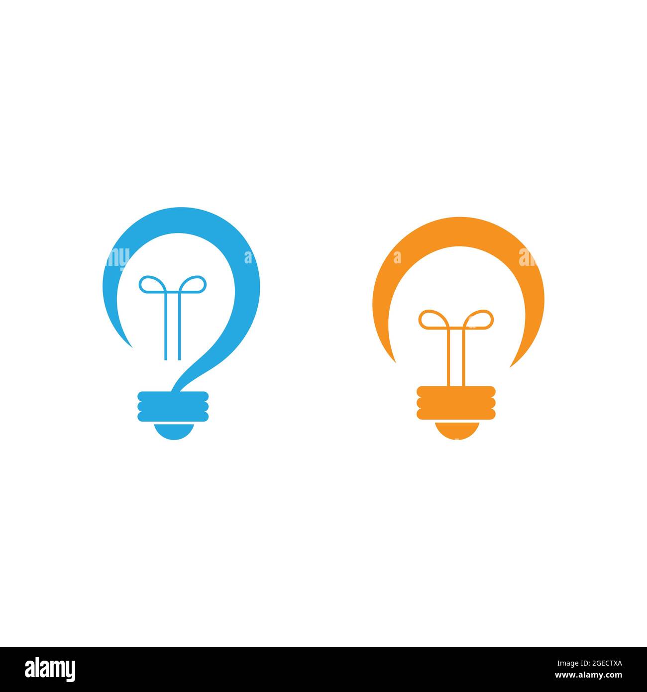 light bulb symbol vector design illustration Stock Photo - Alamy
