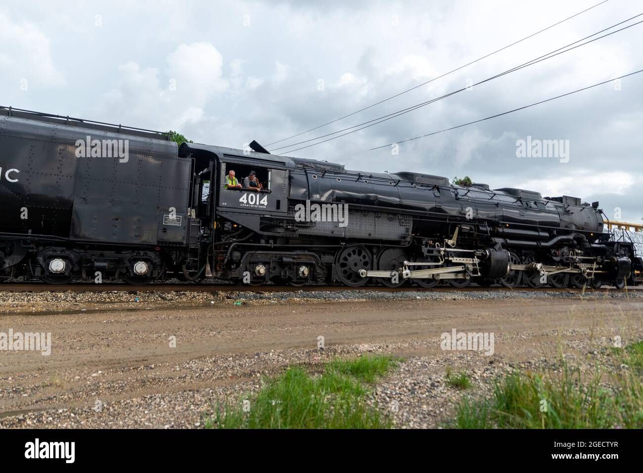 Union Pacific's Big Boy backs up in Beaumont, Texas on Wednesday ...