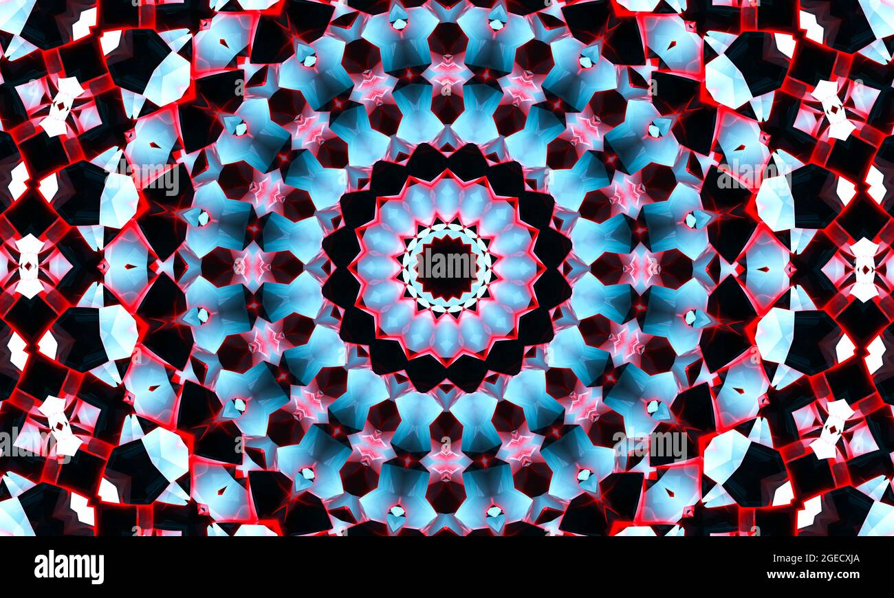 Eye catching kaleidoscope, abstract design that is surreal, strong ...