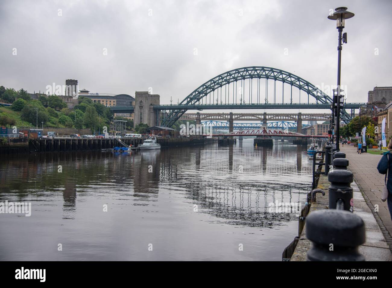 Newcastle Bridges, UK Stock Photo - Alamy
