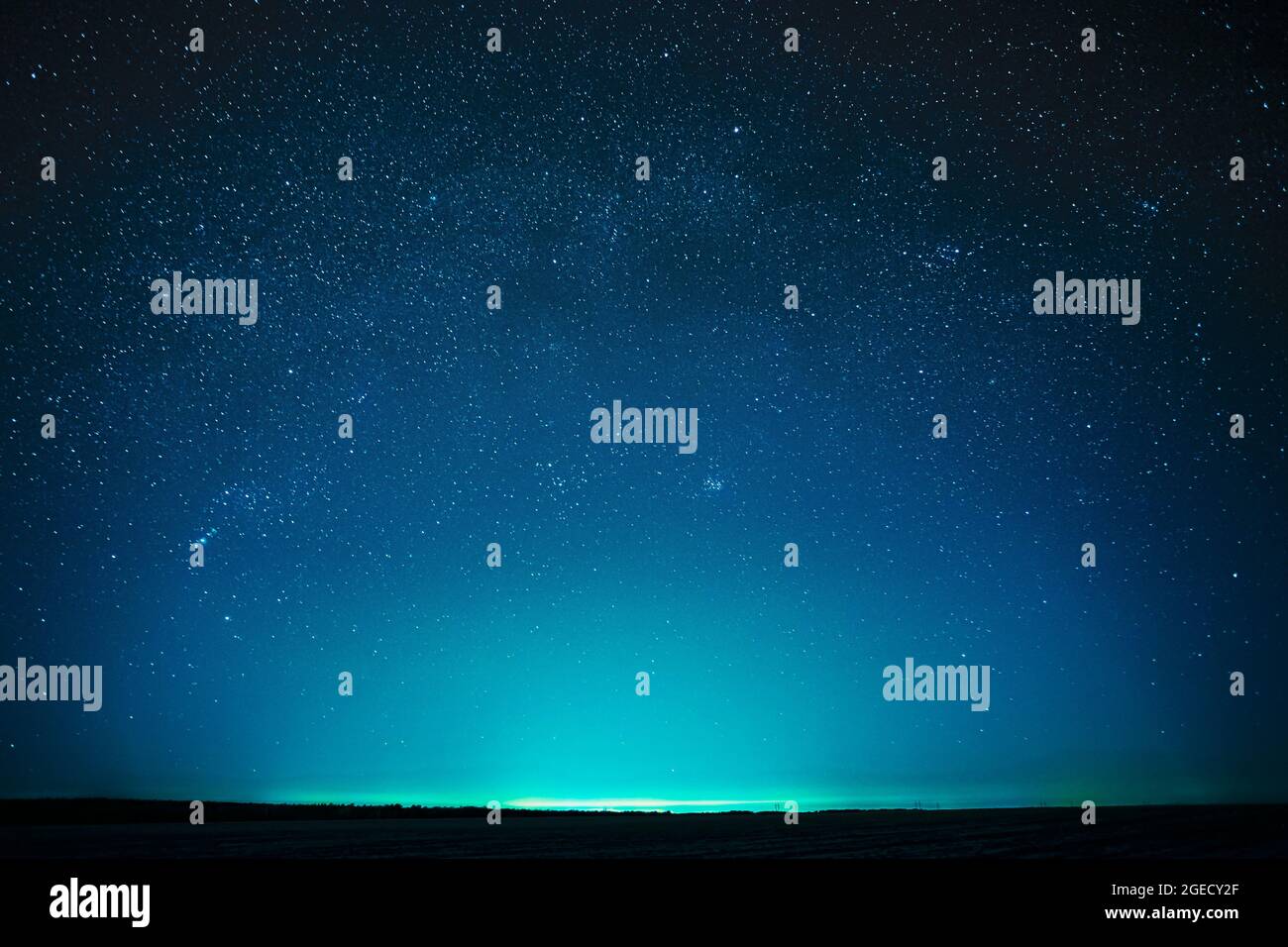 Night Sky Glowing Stars Background Backdrop With Sky Gradient ...