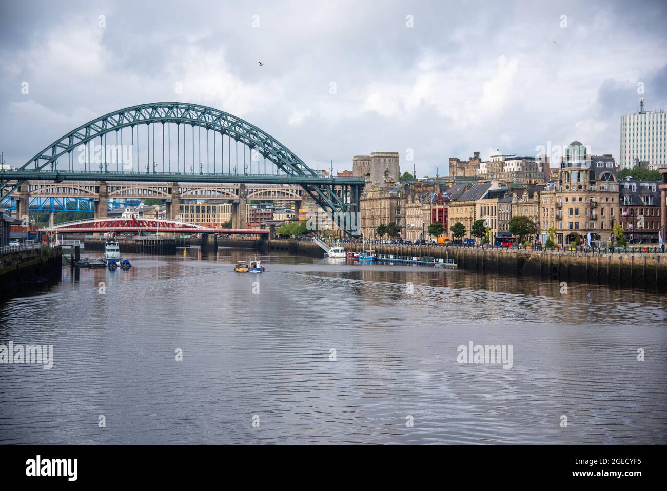 Newcastle Bridges, UK Stock Photo - Alamy