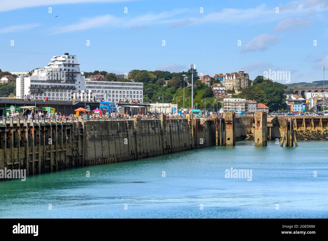 Folkestone Harbour Arm. Originally the port for the Boat Train to ...