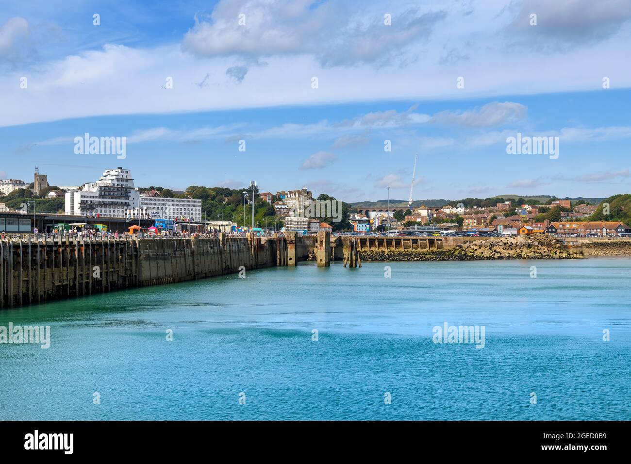 Folkestone Harbour Arm. Originally the port for the Boat Train to ...