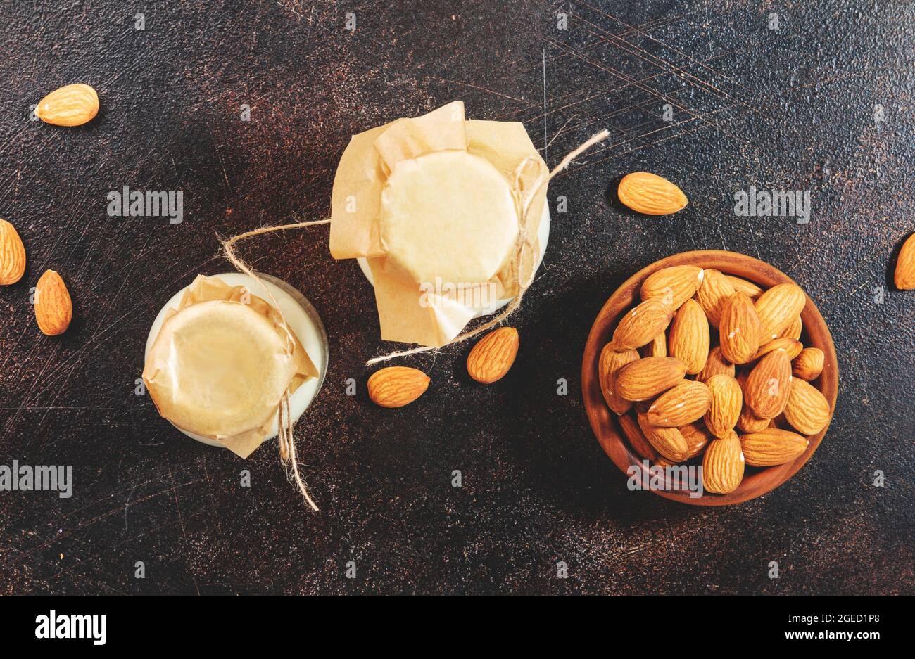 Almod milk hi-res stock photography and images - Alamy