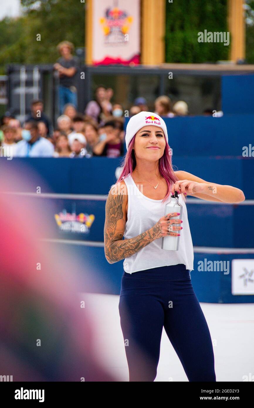 Leticia Bufoni during the 2021 Red Bull Paris Conquest, on August 18 ...