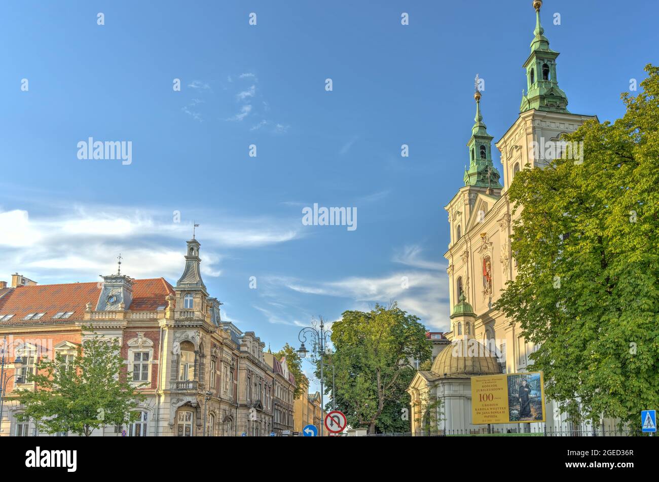 Krakow Old Town in sunny weather, HDR Image Stock Photo - Alamy