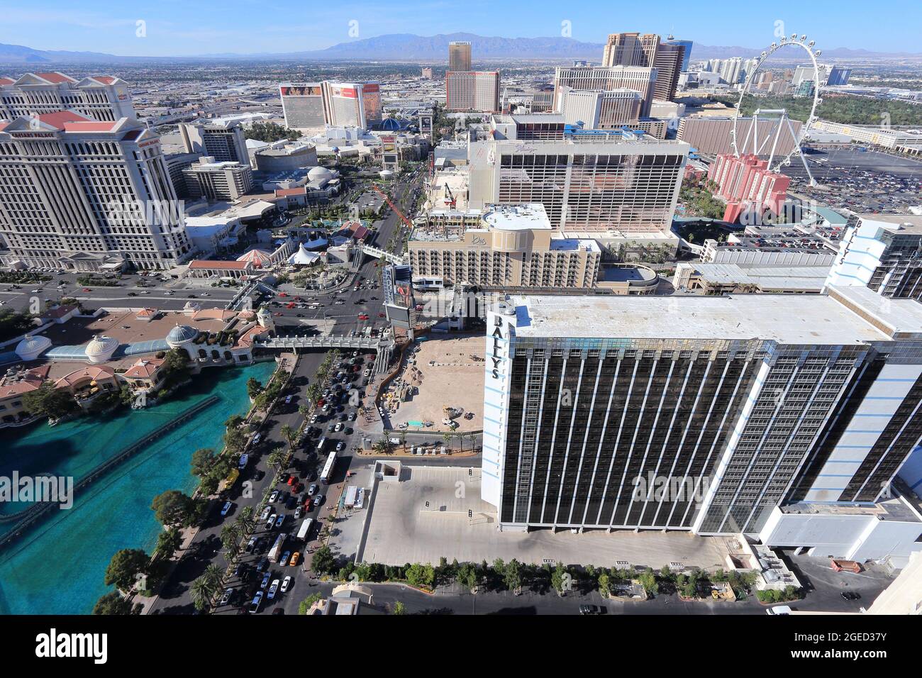 Aerial Map Of Vegas Strip