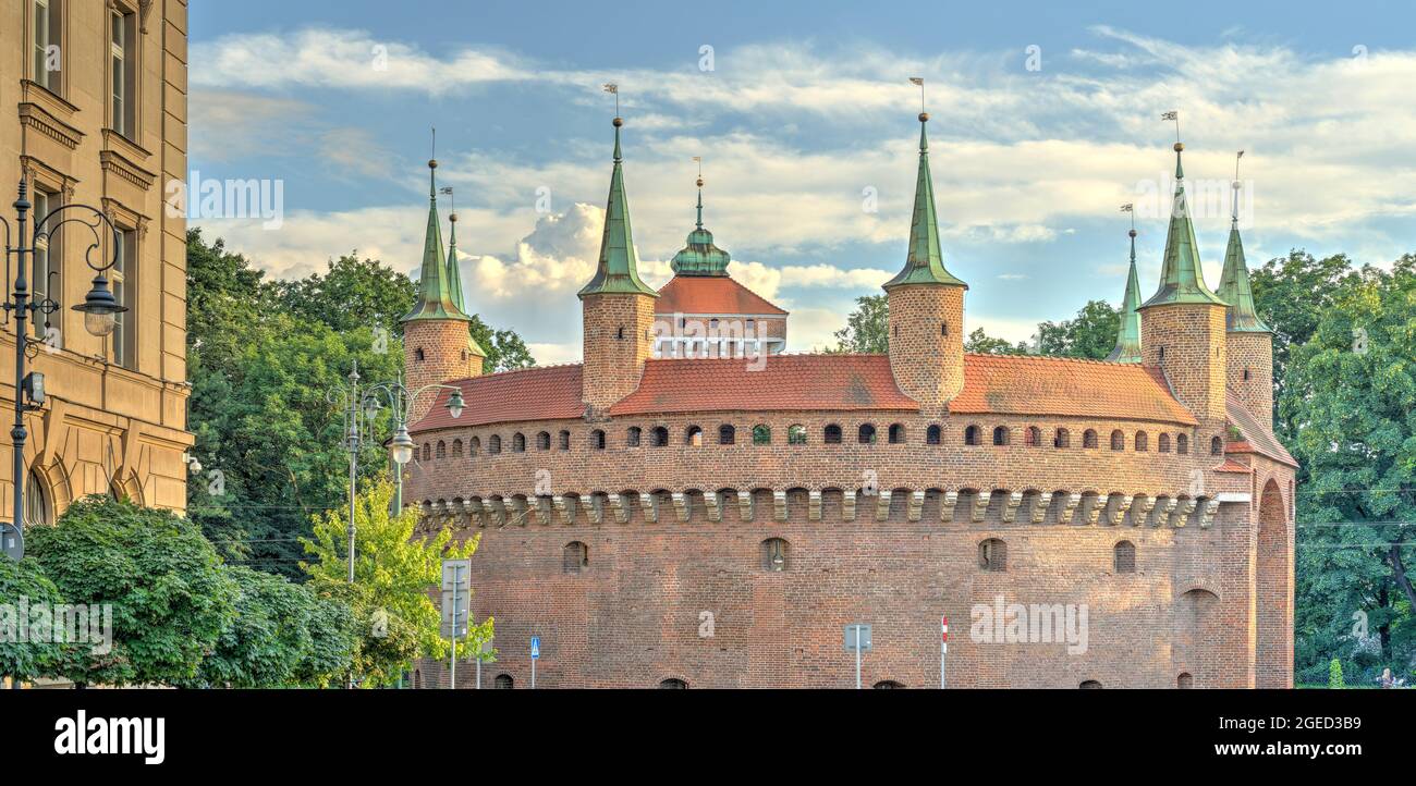 Krakow Old Town in sunny weather, HDR Image Stock Photo - Alamy