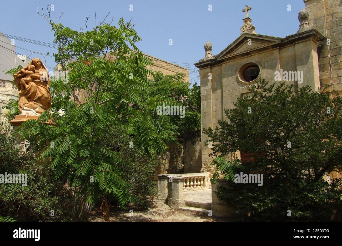 BIRZEBBUGA, MALTA - Aug 08, 2012: An Our Lady Help of Christians Chapel ...