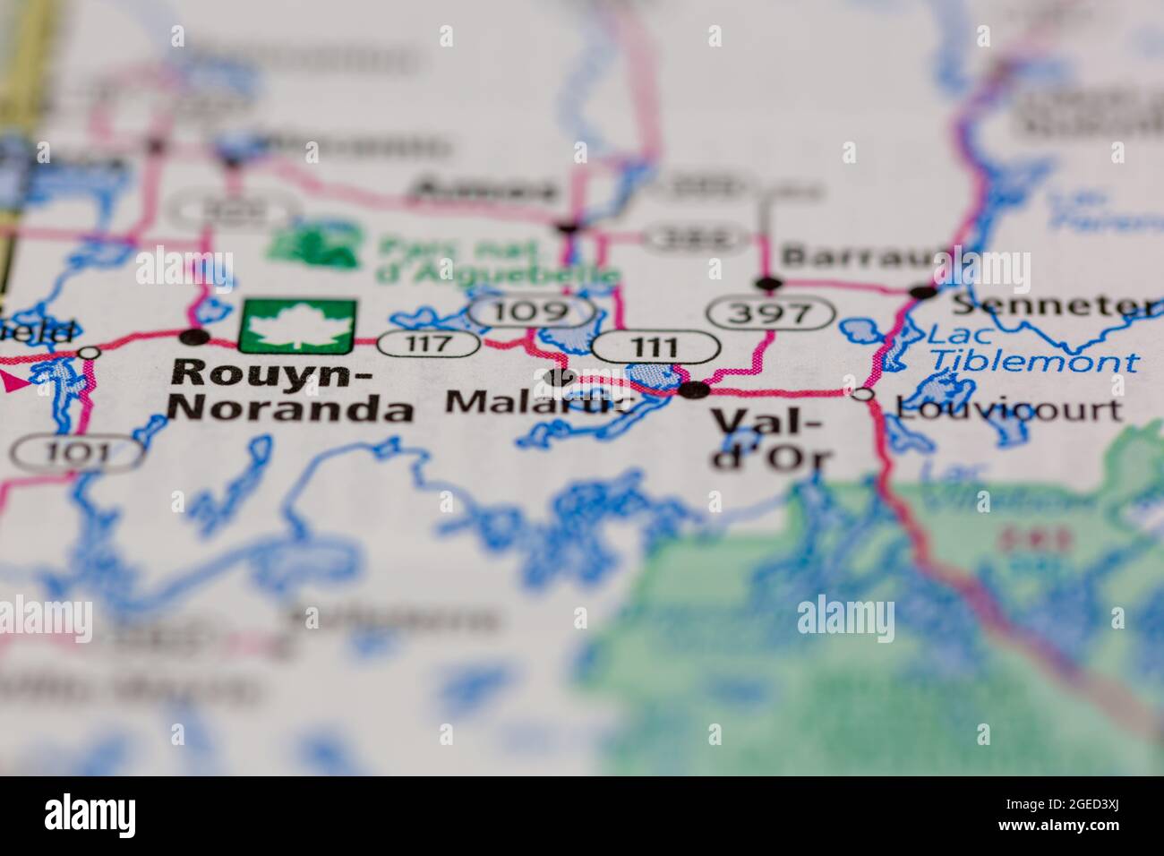 Malartic map hi-res stock photography and images - Alamy