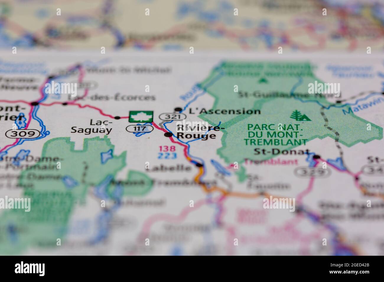 Map of riviere rouge hi-res stock photography and images - Alamy