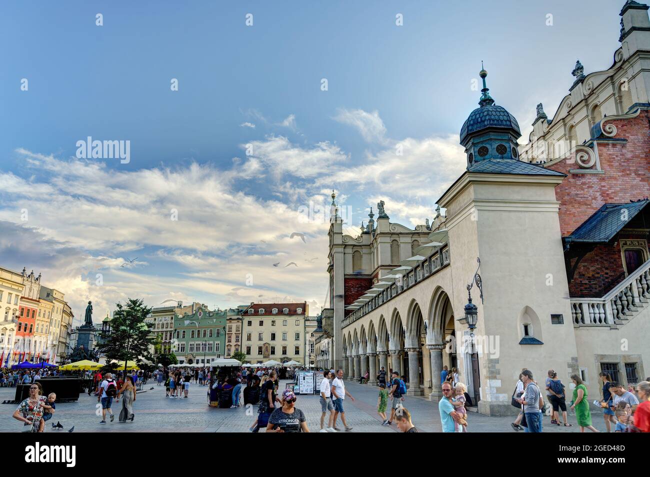 Krakow Old Town in sunny weather, HDR Image Stock Photo - Alamy
