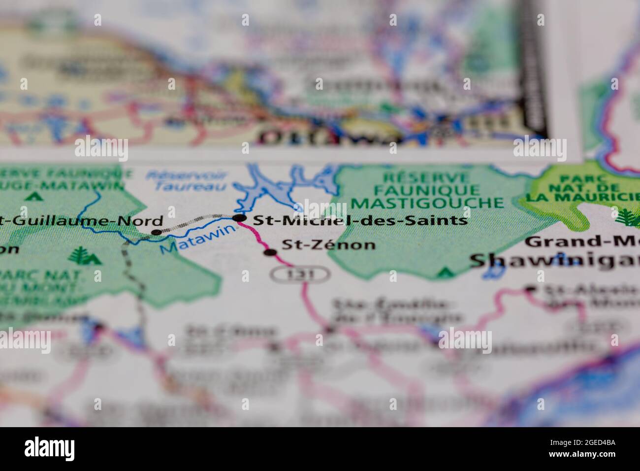 Map of st michel des saints hi-res stock photography and images - Alamy