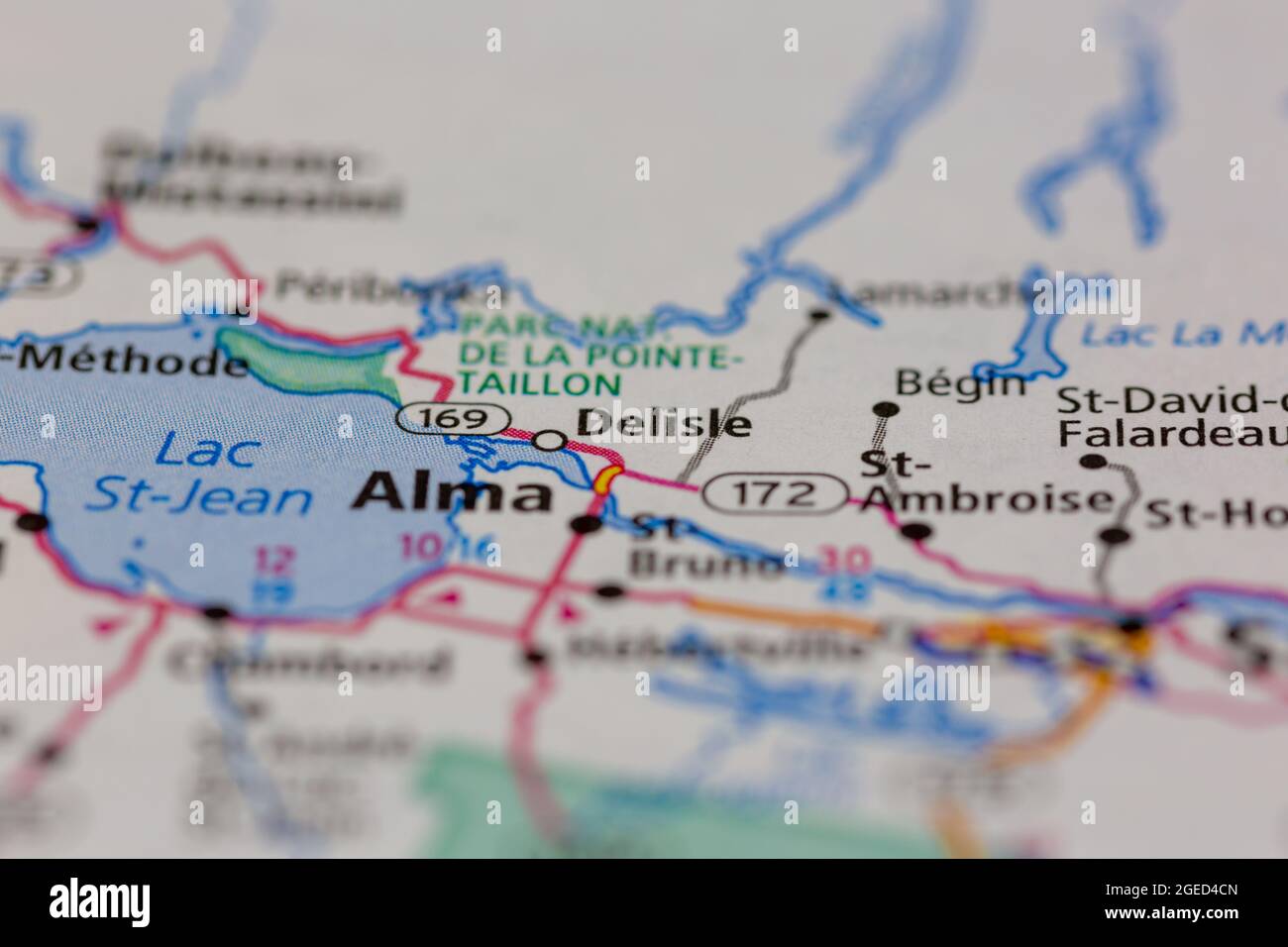 Map of delisle quebec hi-res stock photography and images - Alamy