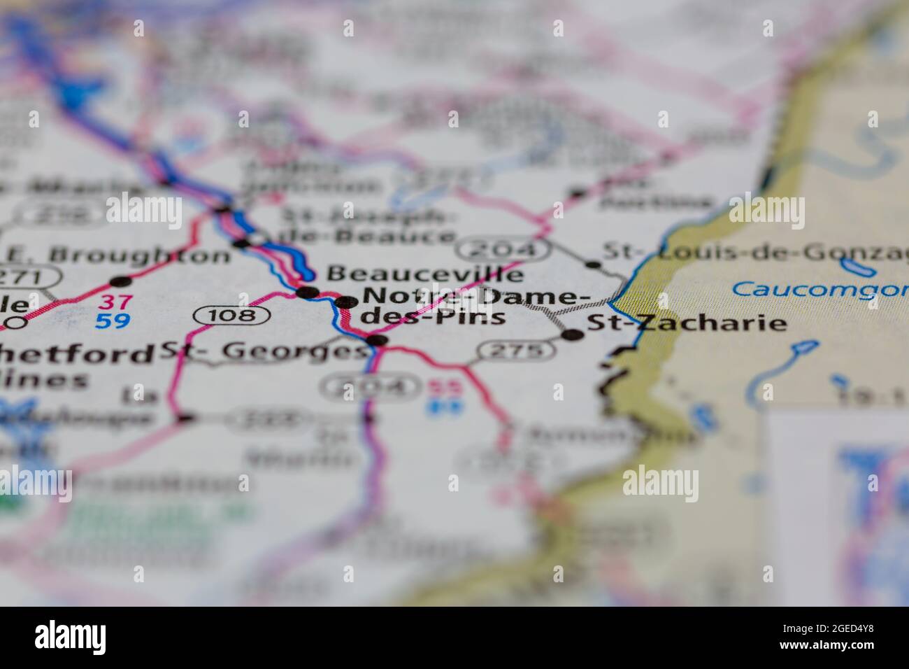 Map of notre dame des pins hi-res stock photography and images - Alamy