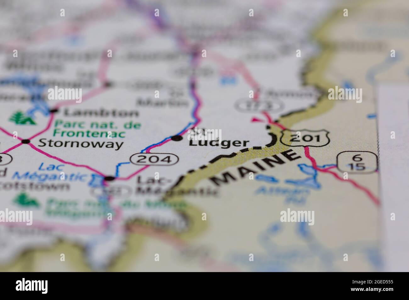 Map of st ludger quebec hi-res stock photography and images - Alamy