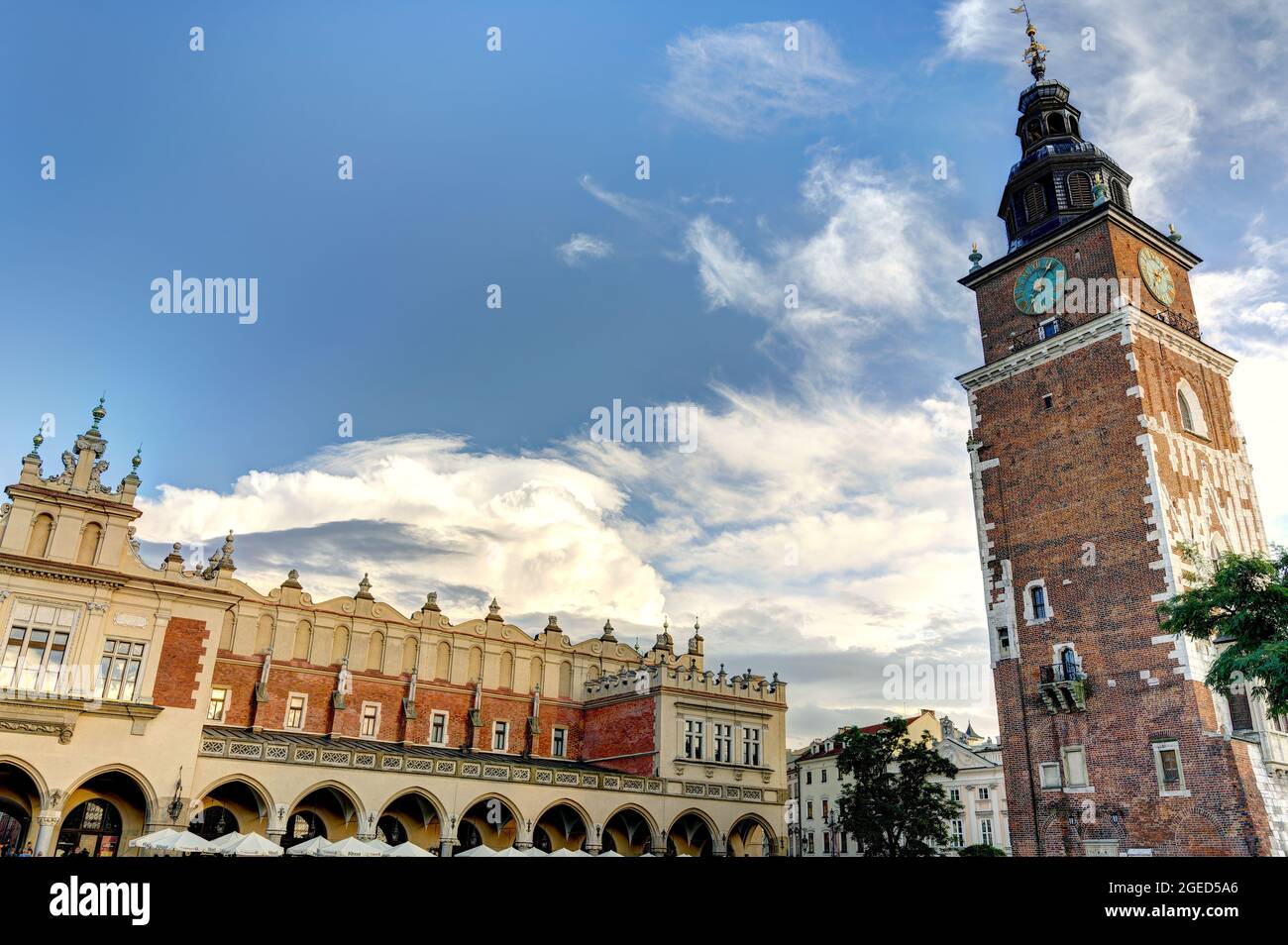 Krakow Old Town in sunny weather, HDR Image Stock Photo - Alamy