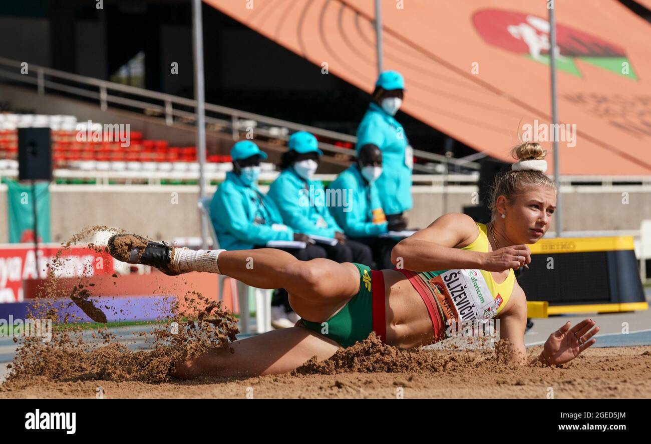 Nairobi, Kenya. 19th Aug, 2021. Atene Slizeviciute of Lithuania ...