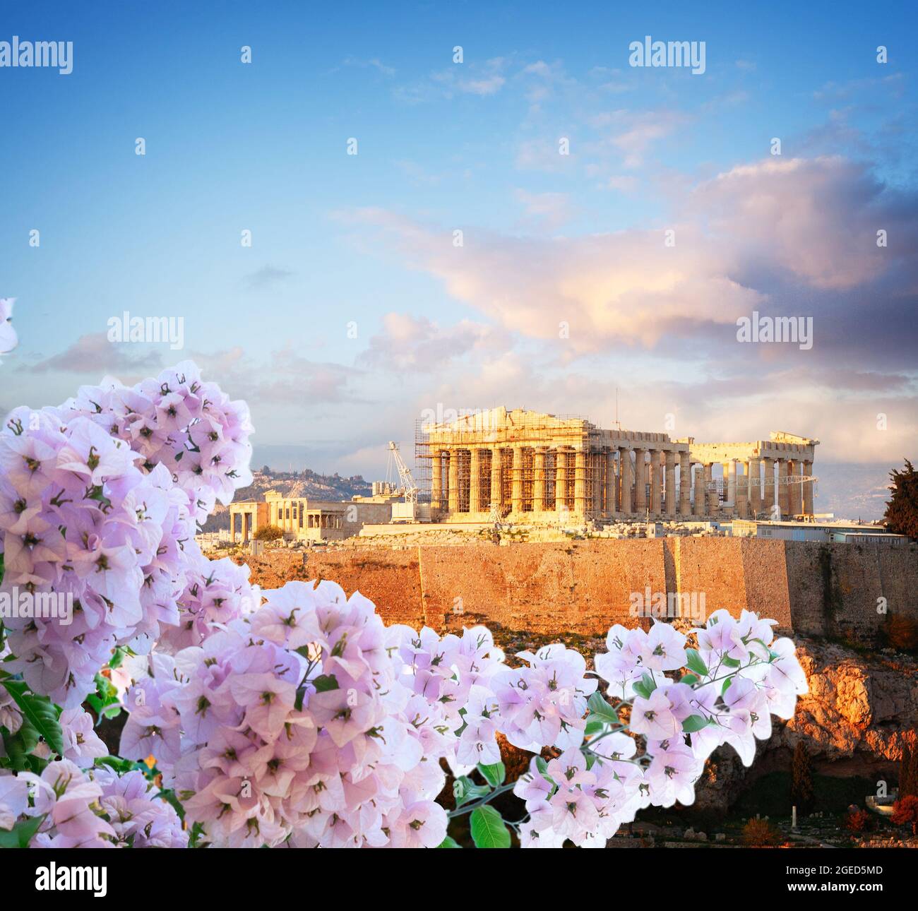 Famous skyline of Athens, Greece Stock Photo - Alamy