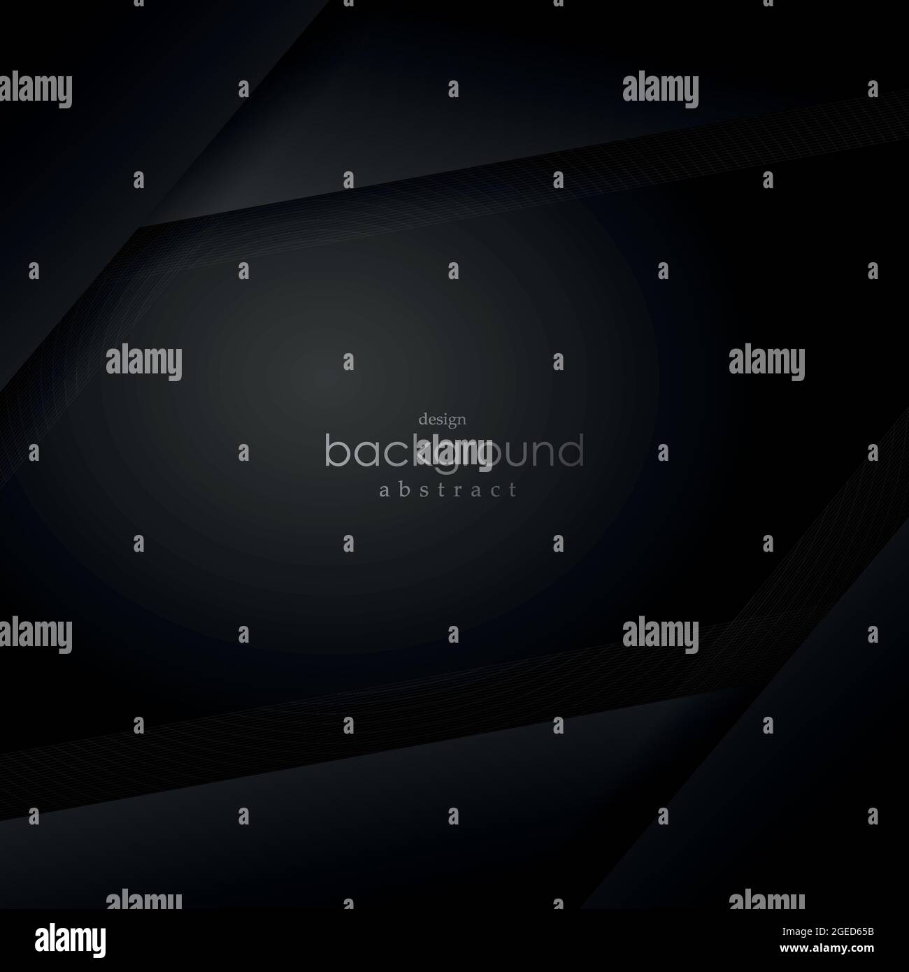 Black layer background with black space for text and message artwork ...