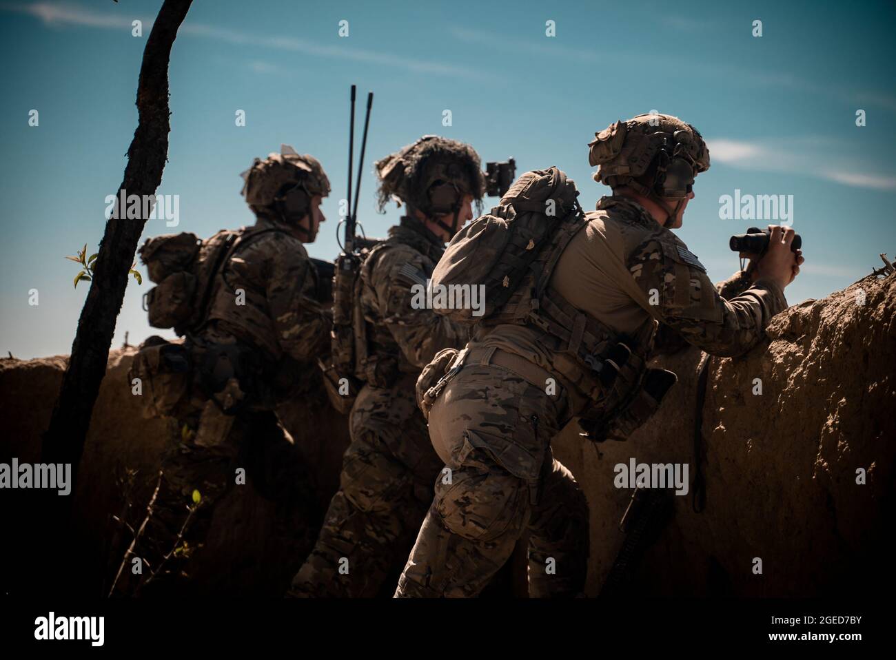 U.S. special operations service members conduct combat operations in ...